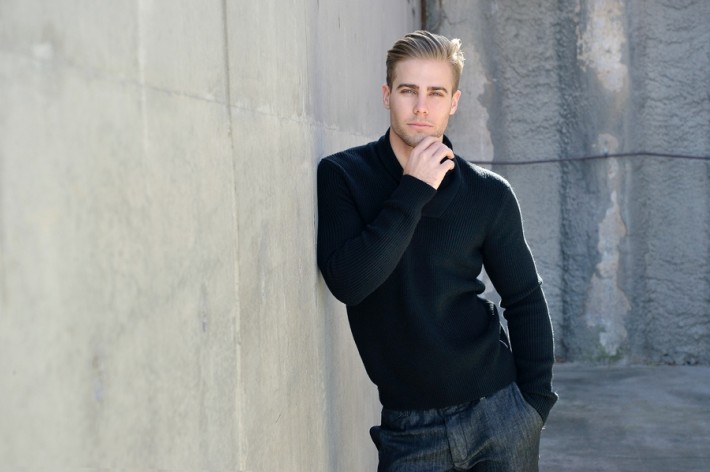 Benji Condie Models Armani Exchange Black Edition Fashions – The ...