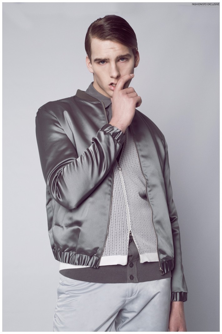 Exclusive: Rex van Poppel Models Smart Trendy Styles for Adrian Zalez ...