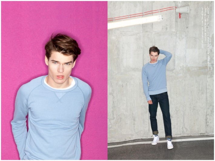 Maks Behr Models Classic Levi’s Denim Styles – The Fashionisto