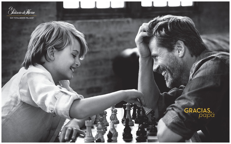 Mark Vanderloo Poses with Son for El Palacio de Hierro Father's Day ...