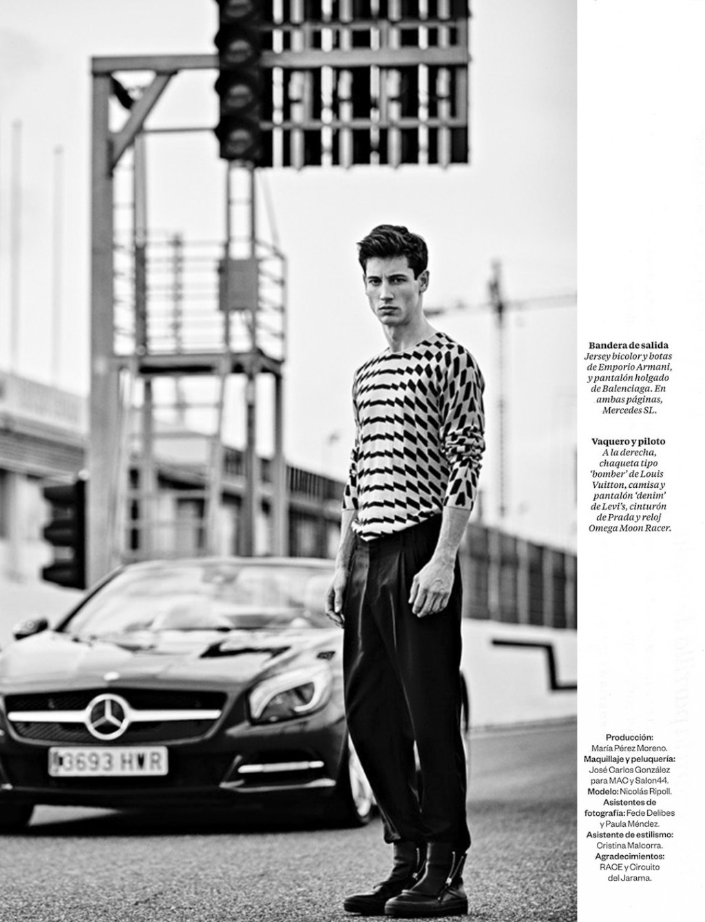 Nicolas Ripoll Hits the Race Track for El País Semanal Shoot – The ...