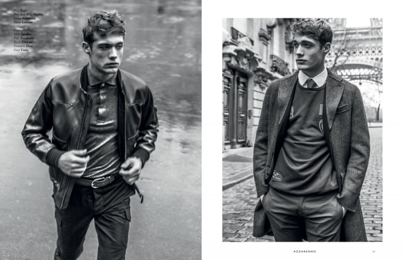 Steven Chevrin Stars in Black & White Azzarenko Cover Shoot – The ...