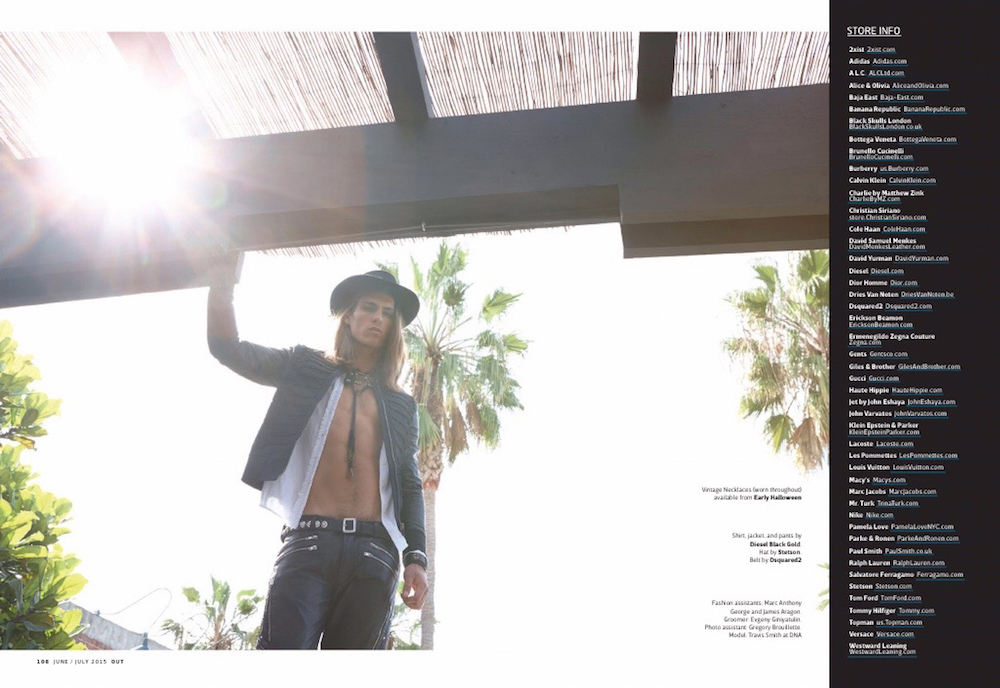 Travis Smith Channels Joe Dallessandro for OUT Fashion Shoot – The ...