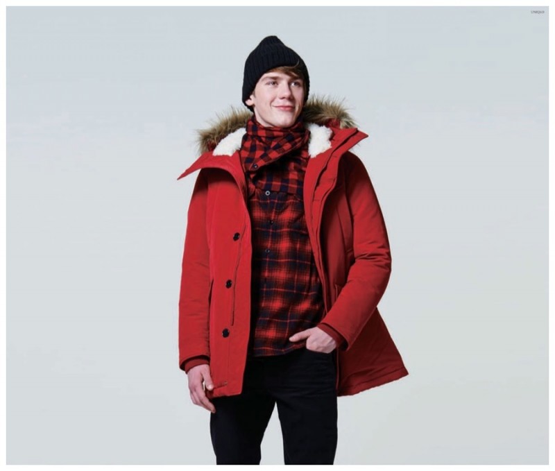 UNIQLO Layers Plaid + Staples for Playful LifeWear Fall/Winter 2015 Men ...
