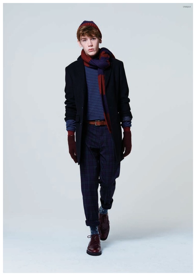 UNIQLO Layers Plaid + Staples for Playful LifeWear Fall/Winter 2015 Men ...