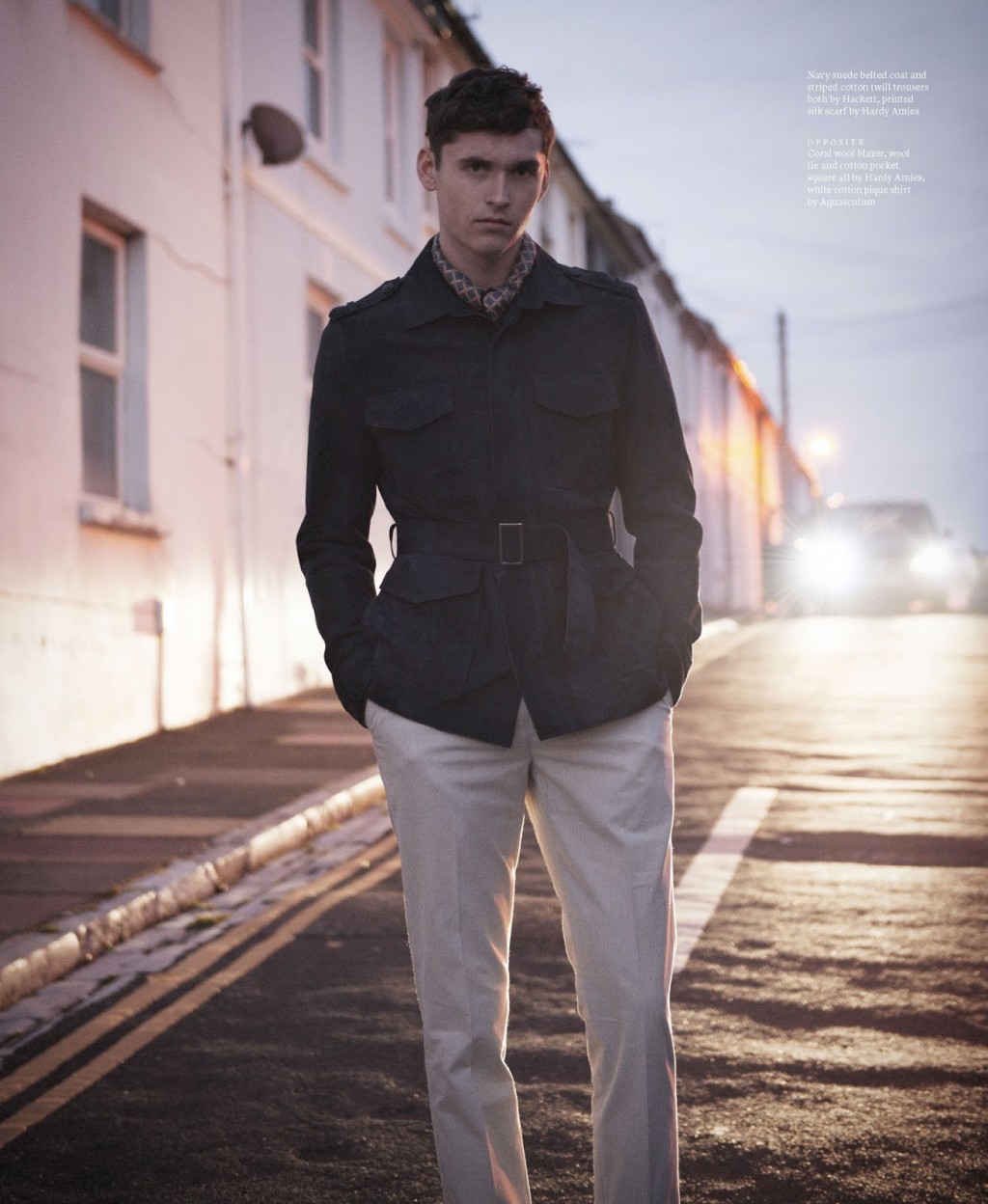 Anders Hayward Models Chic Tailored Styles for Article Editorial – The ...