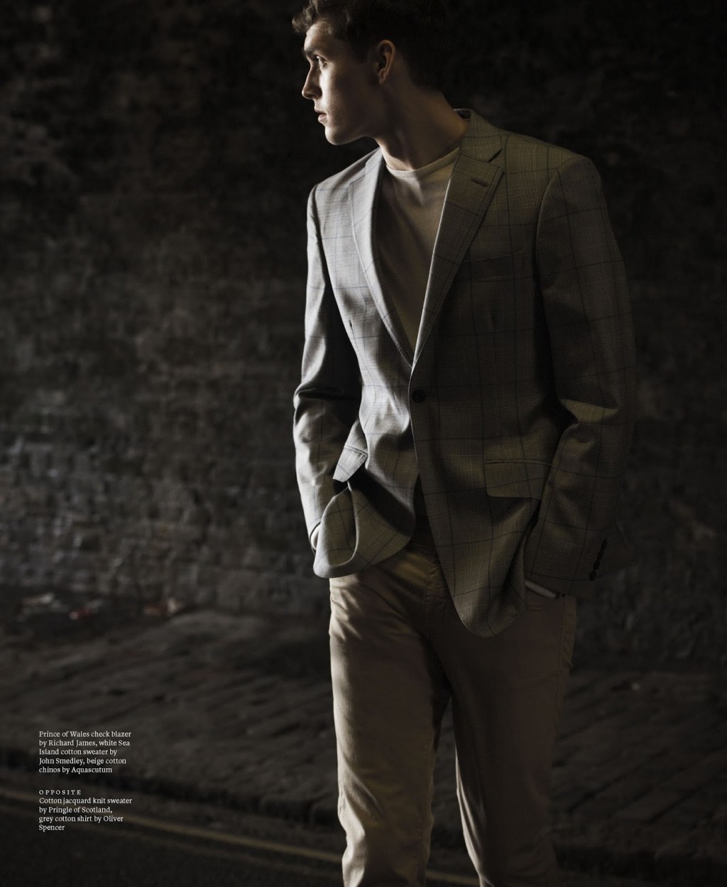 Anders Hayward Models Chic Tailored Styles for Article Editorial – The ...