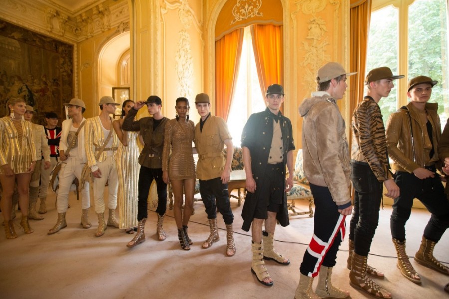 Backstage: Balmain Spring 2016 Menswear Show Pictures – The Fashionisto