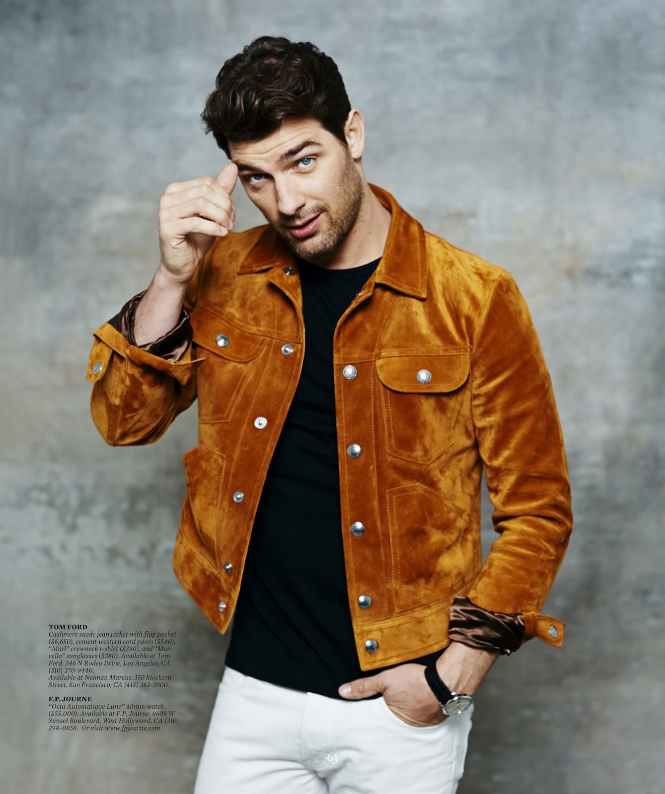 Cory Bond + Stuart Bellamy Model Sharp Suiting for Haute Living – The ...