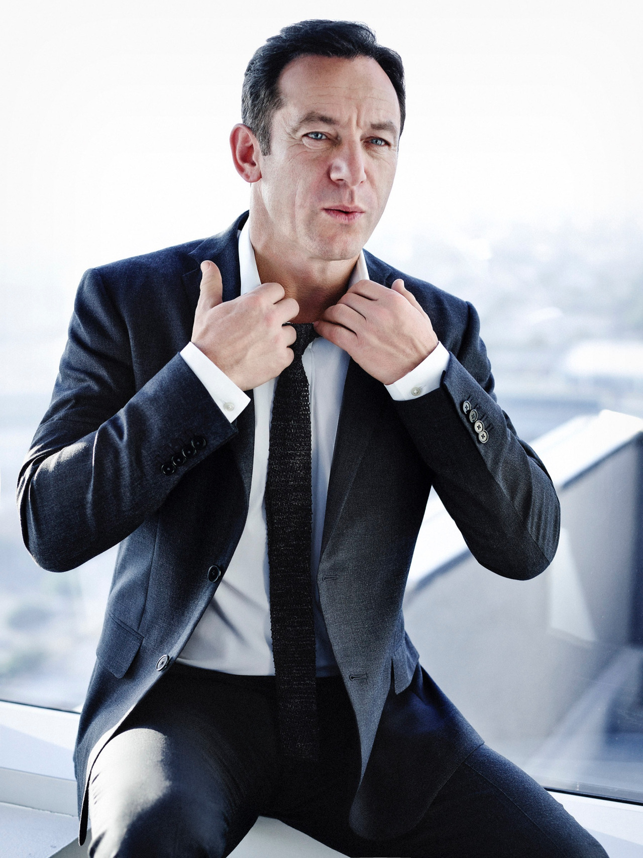 Jason Isaacs Throws a Punch for Esquire Black Book Shoot – The Fashionisto