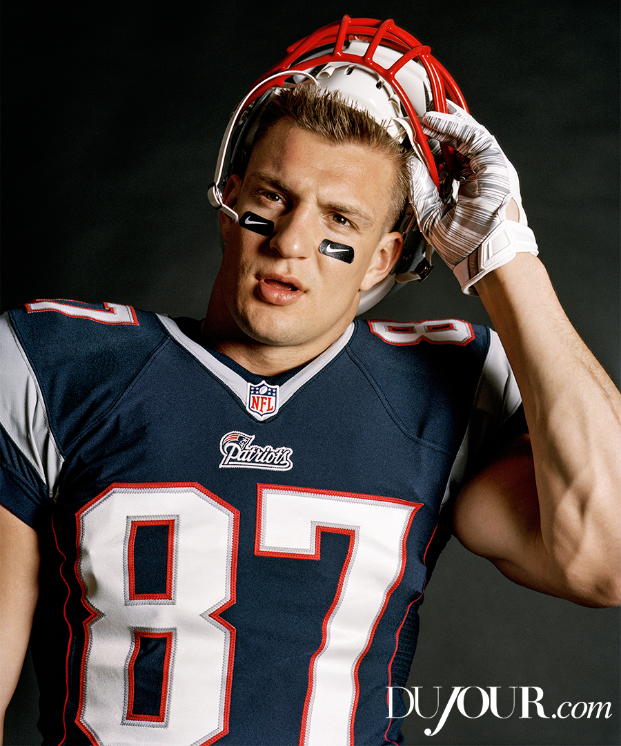 Rob Gronkowski Hits the Beach + Studio for DuJour Photo Shoot – The ...
