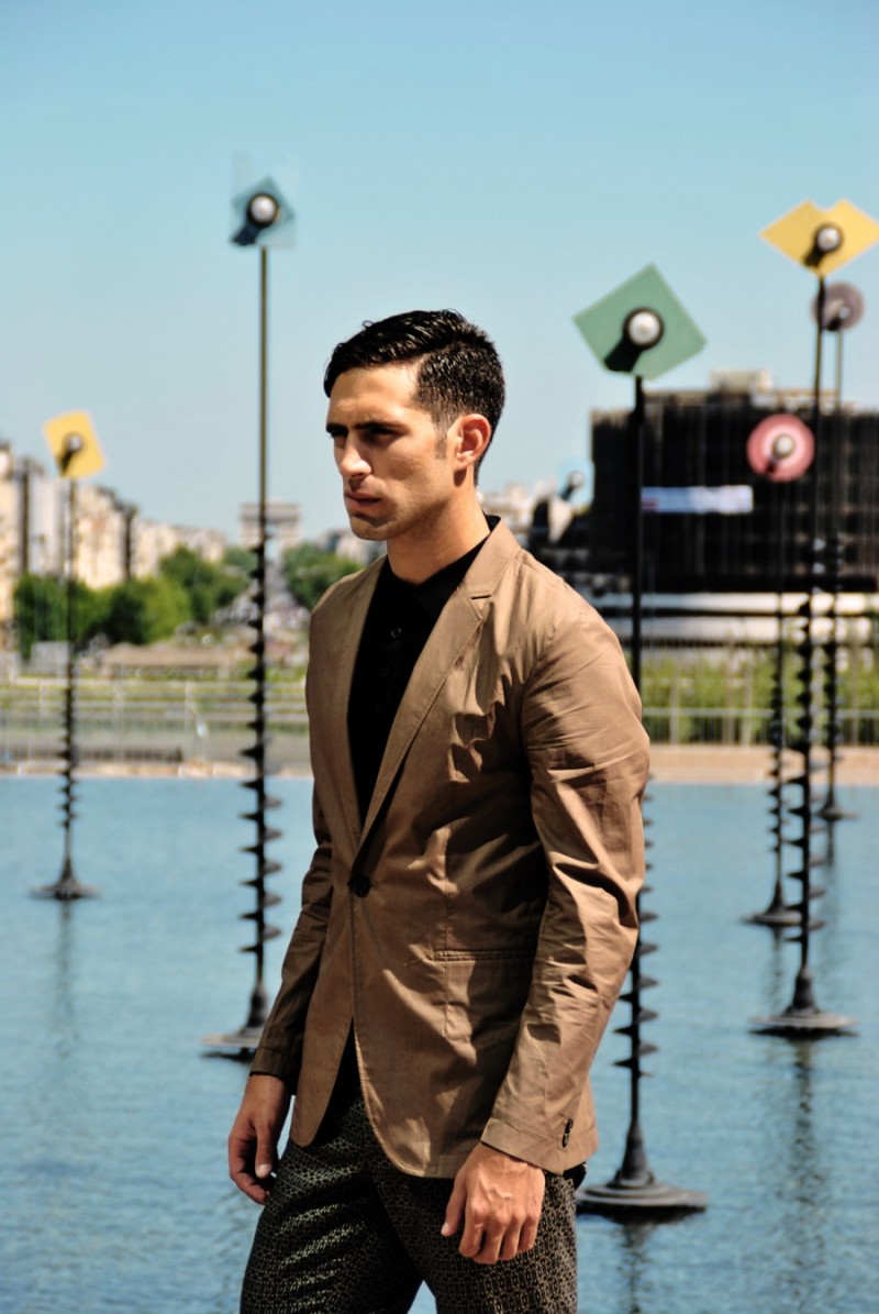 Ruben Dons Brown Zara Look for Outdoors Photo Series – The Fashionisto