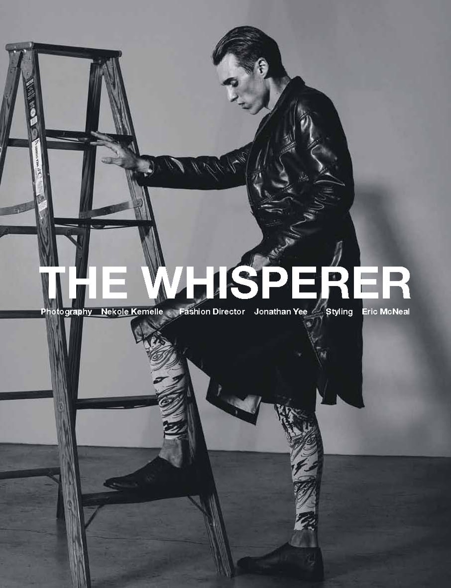 Thomas Gibbons Embraces Black Designer Fashions for Manifesto Spread