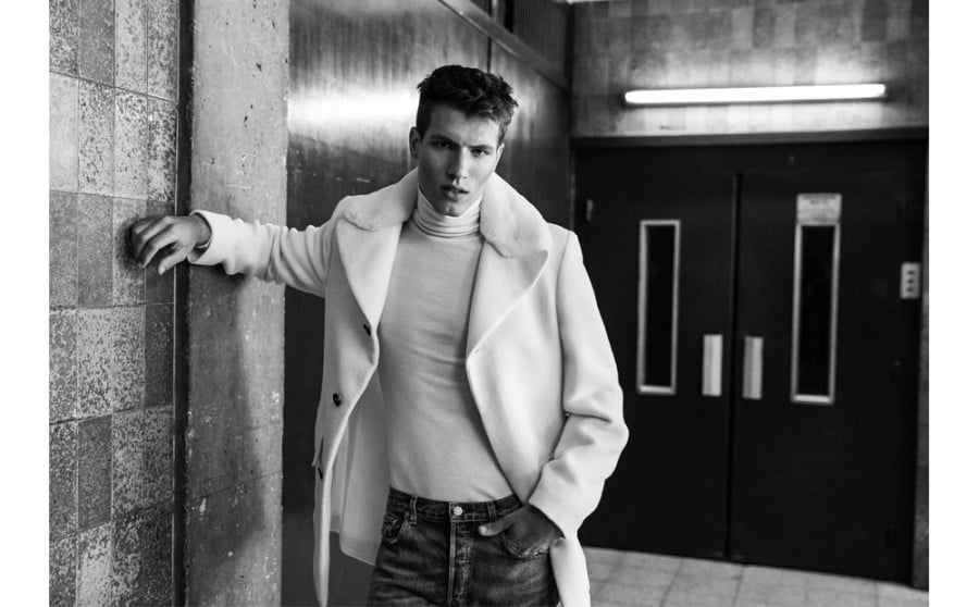 Adrian Cardoso Models Fall Coats for Hercules – The Fashionisto