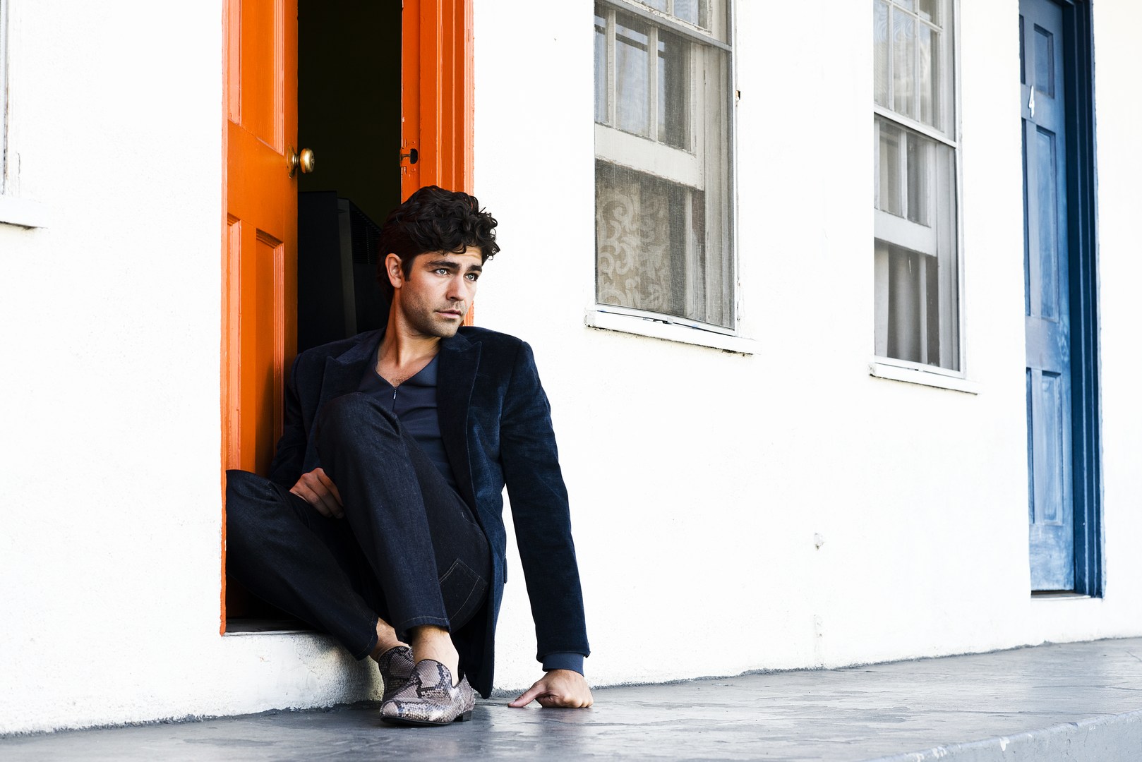 Adrian Grenier Heads Outdoors for Essential Homme Cover Photo Shoot ...