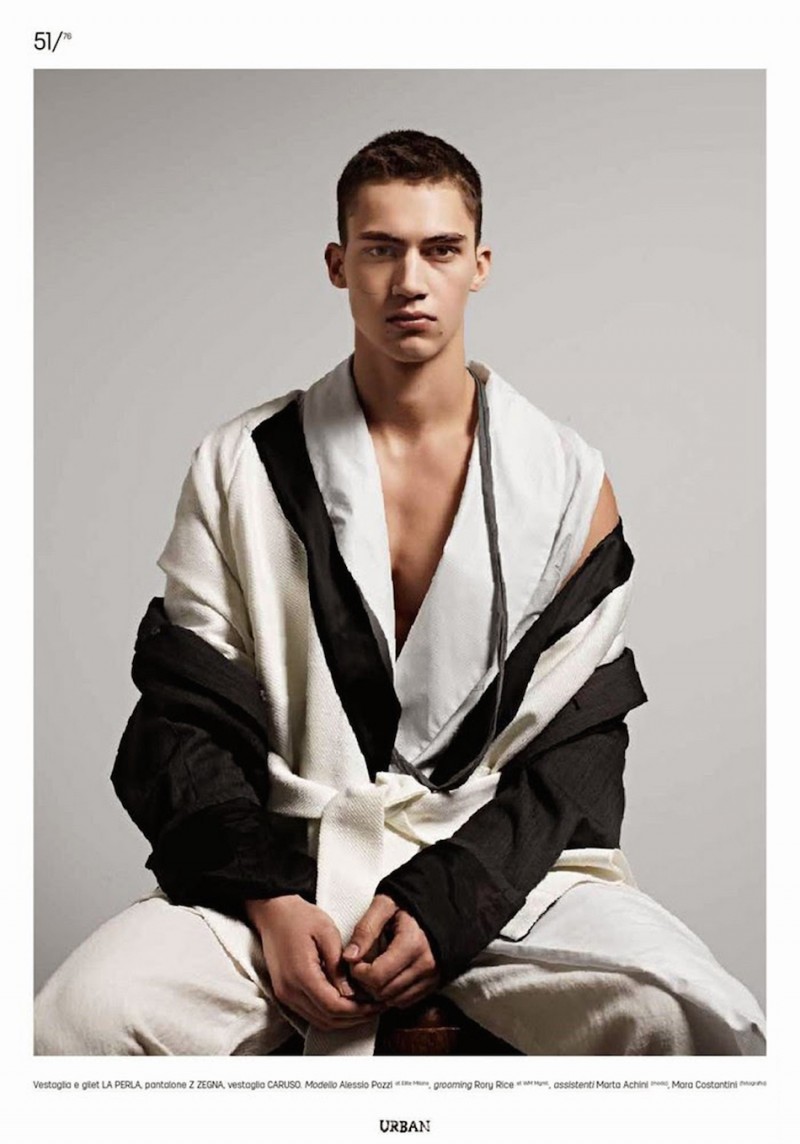 Alessio Pozzi Models Relaxed Menswear Styles for Urban Cover Shoot ...