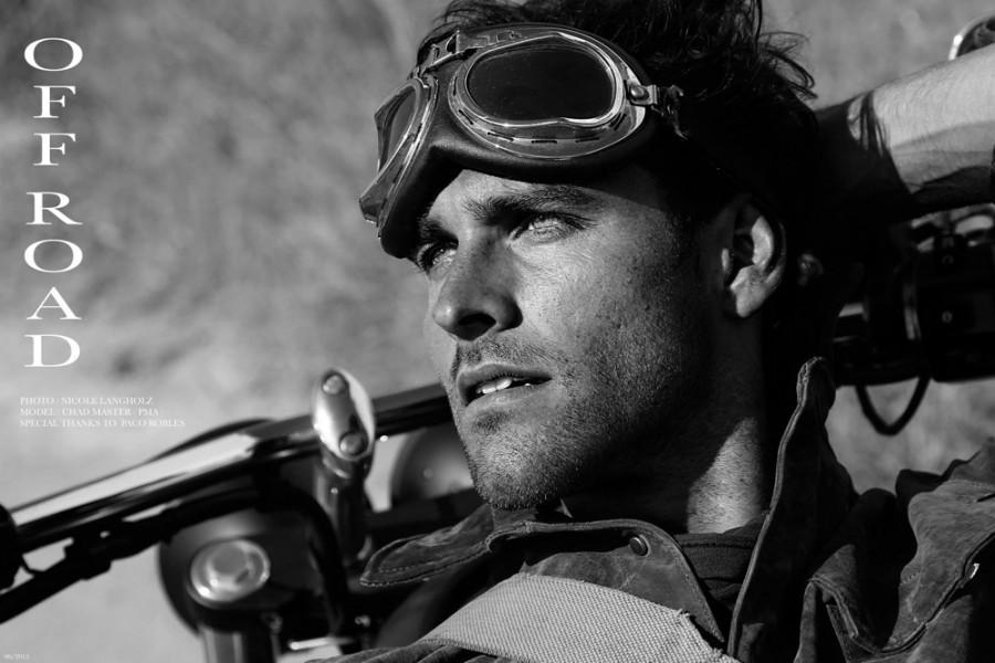 Chad Masters Goes Off Road for Moto Style Shoot – The Fashionisto