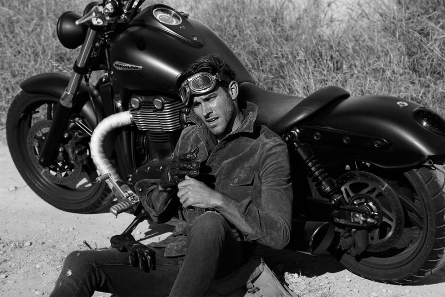 Chad Masters Goes Off Road for Moto Style Shoot – The Fashionisto