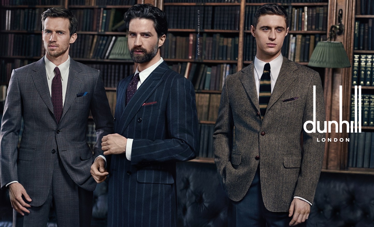 Dunhill Fall/Winter 2015 Campaign Stars Max Irons, Andrew Cooper + Jack ...