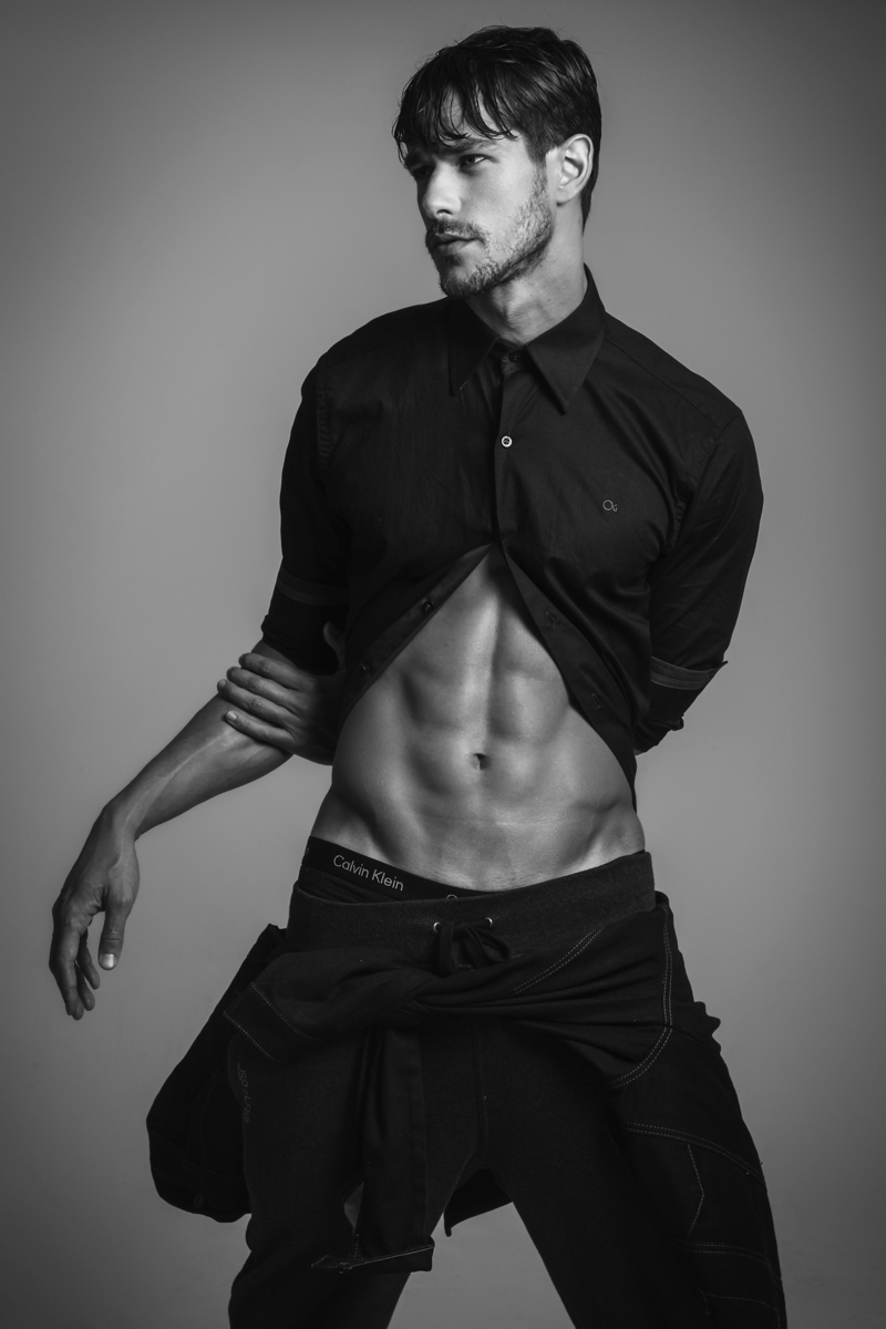 Exclusive: Felipe Martins Captivates in Black Fashions for Ganzaro ...