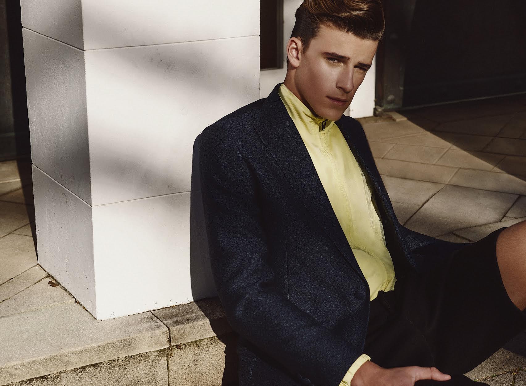 Exclusive: Lachie Goes Sports Luxe for Bruno Mameli Shoot – The Fashionisto