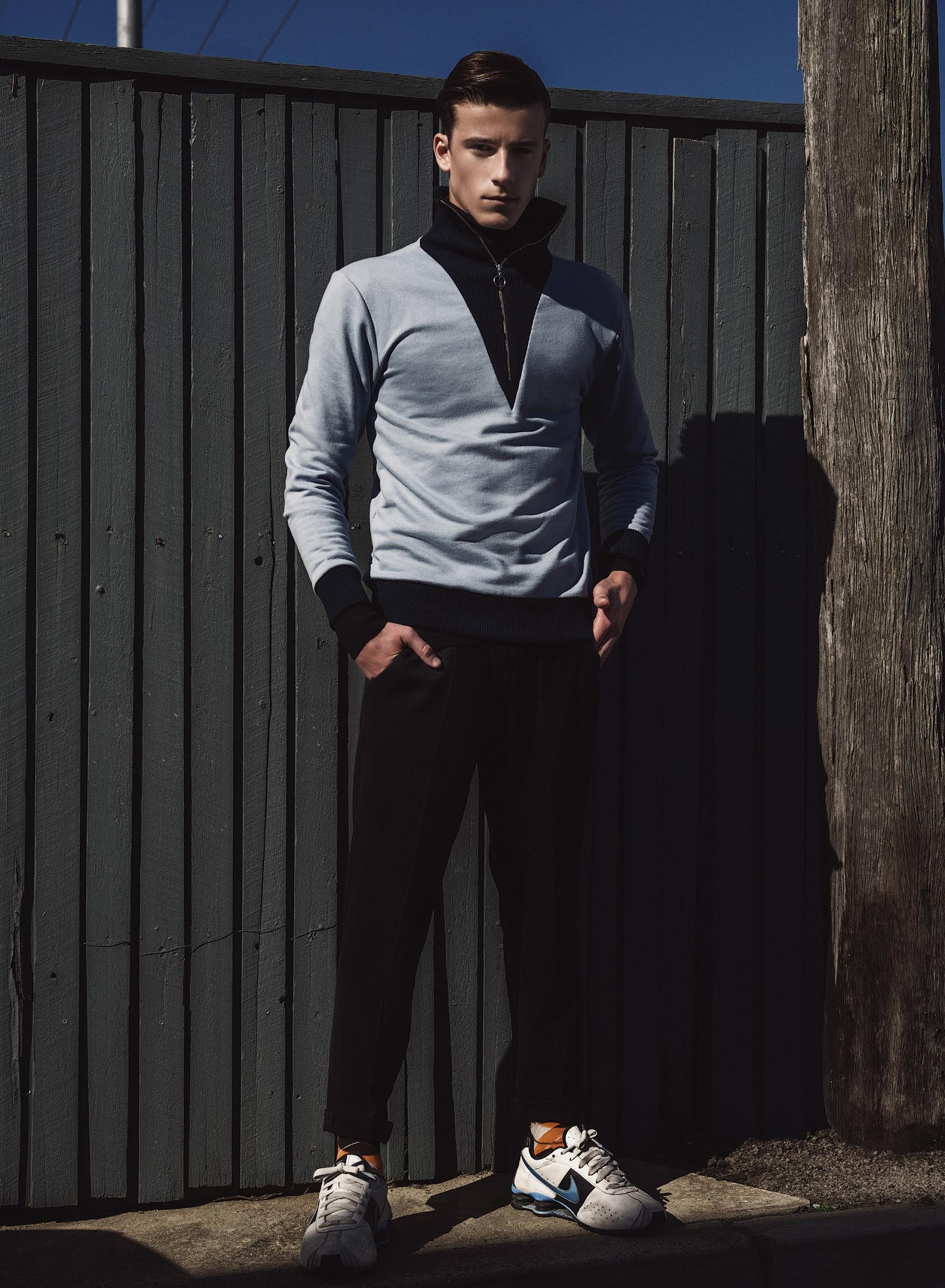 Exclusive: Lachie Goes Sports Luxe for Bruno Mameli Shoot – The Fashionisto