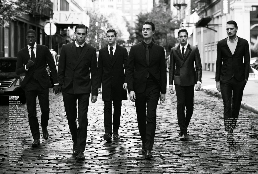 Models Celebrate Summer in the City for Harper's Bazaar Thailand Men ...