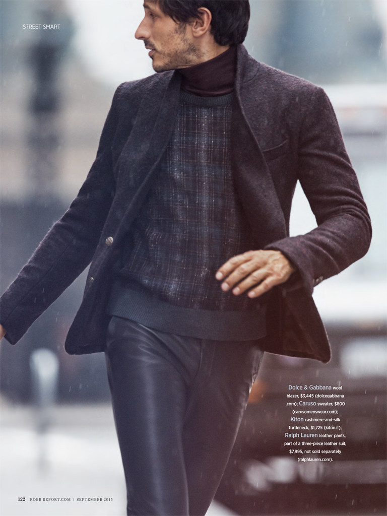 Andres Velencoso Segura Models Street Smart Tailoring Looks for Robb ...