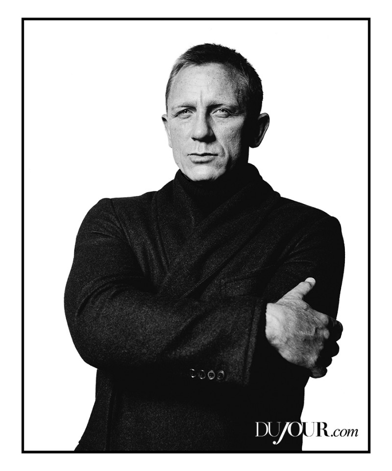 Daniel Craig Shoots with DuJour, Talks Doing Own Stunts – The Fashionisto