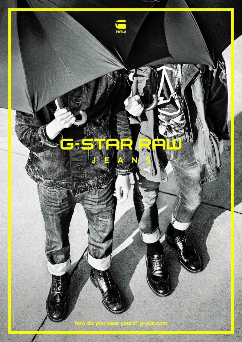 G-Star Raw Jeans Highlights Denim-Clad Trio for Fall/Winter 2015 ...