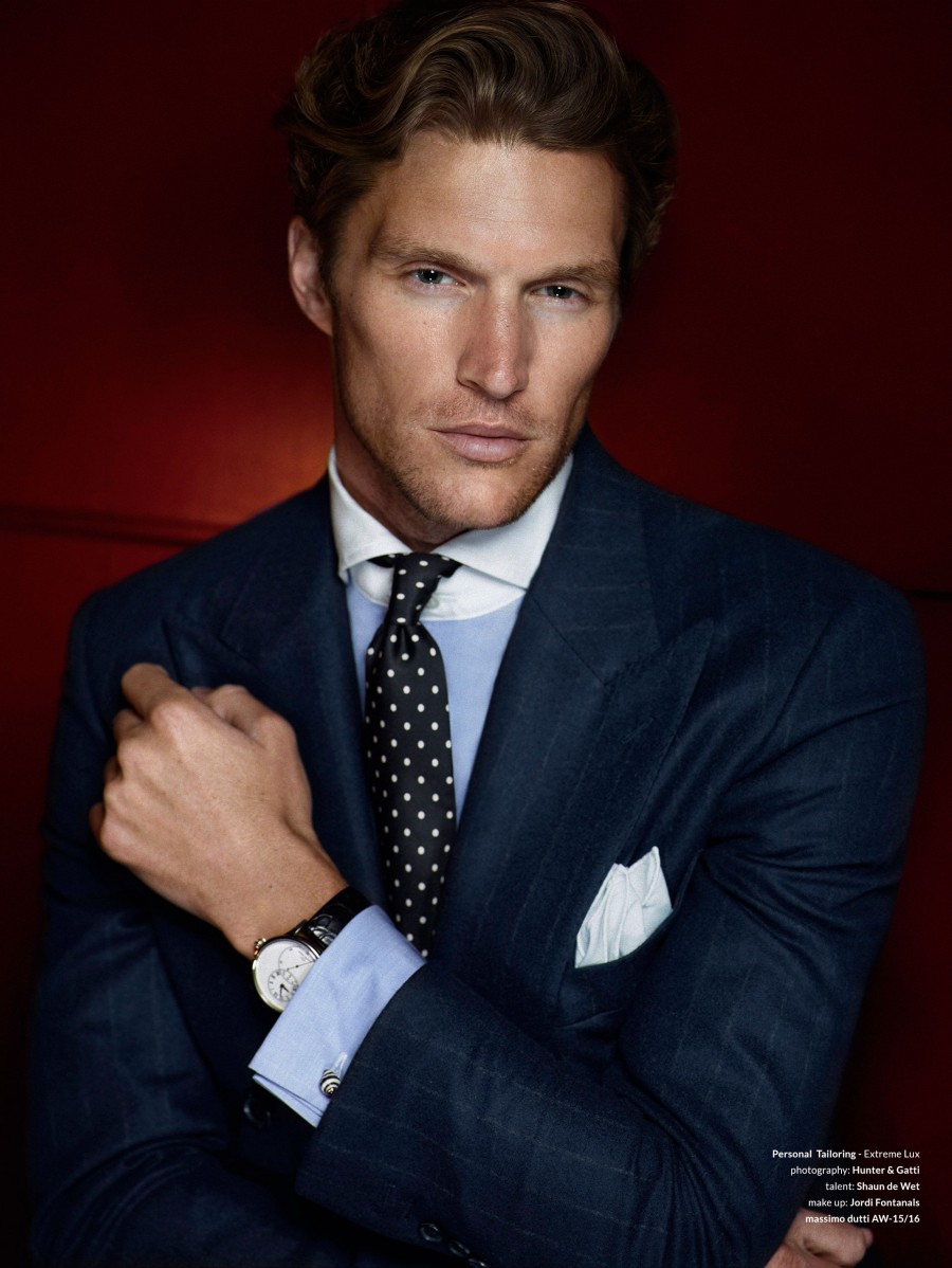 Shaun DeWet Goes Extreme Luxe in Massimo Dutti ‘Personal Tailoring ...