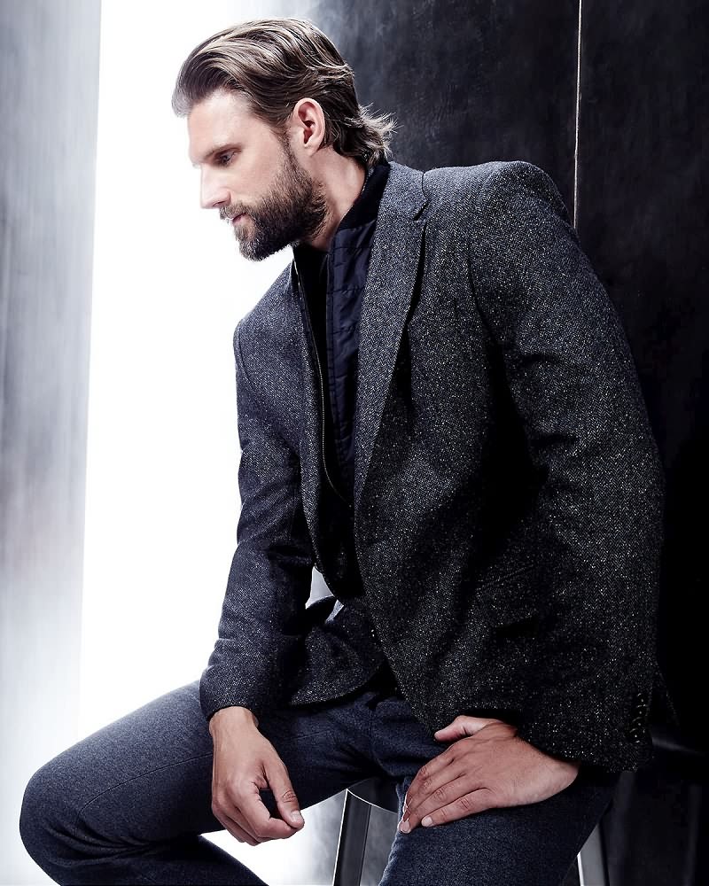 RJ Rogenski Models Sleek BOSS by Hugo Boss Suits – The Fashionisto