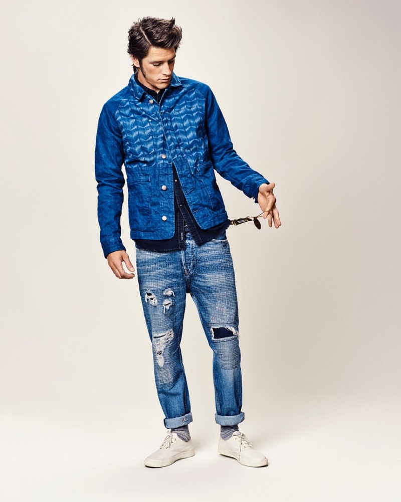 Vinnie Woolston Models Nautical Styles for Scotch & Soda Amsterdams ...