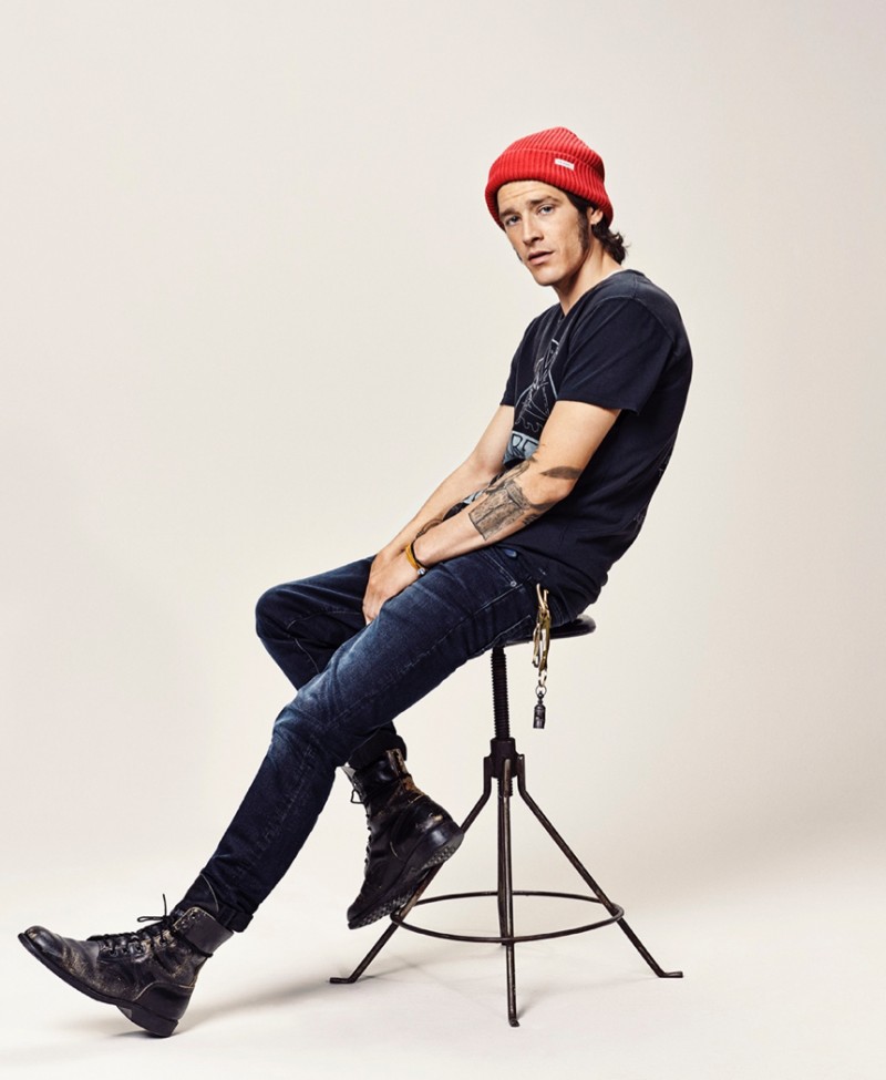 Vinnie Woolston Models Nautical Styles for Scotch & Soda Amsterdams ...