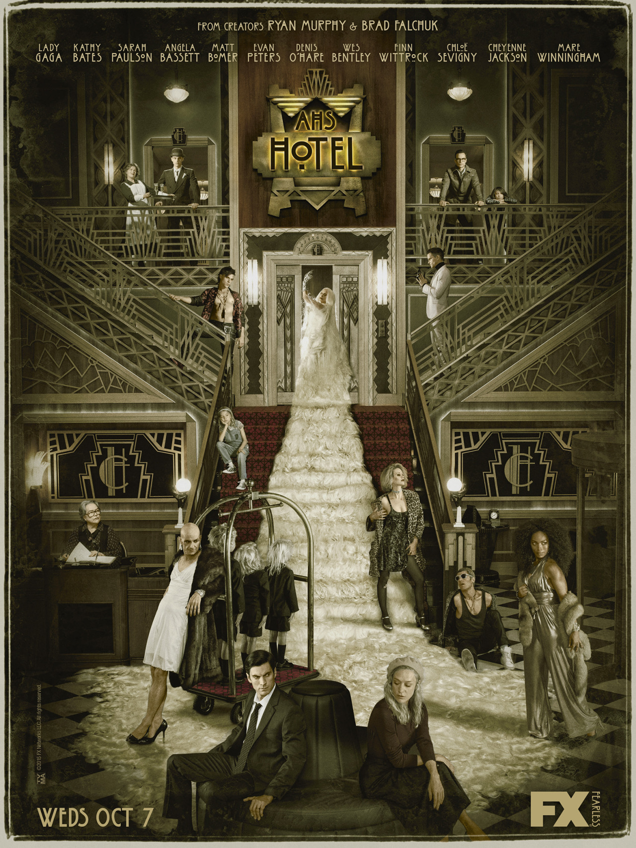 American-Horror-Story-Hotel-Poster – The Fashionisto