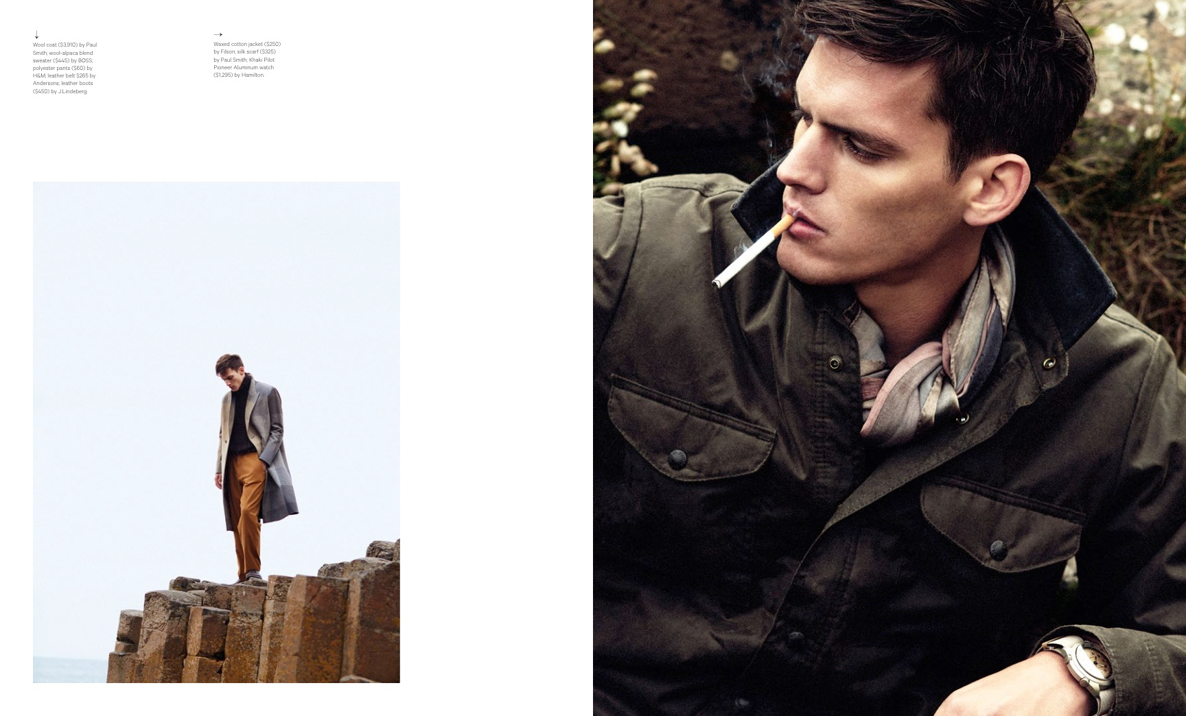 Christopher Michaut Models Fall Coats for Sharp Magazine – The Fashionisto