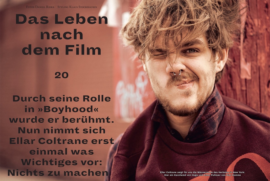 Ellar Coltrane is Chic Fall Vision for Zeit Cover Shoot – The Fashionisto