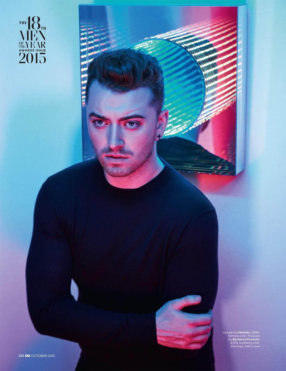 Sam Smith British GQ October 2015 Photo Shoot