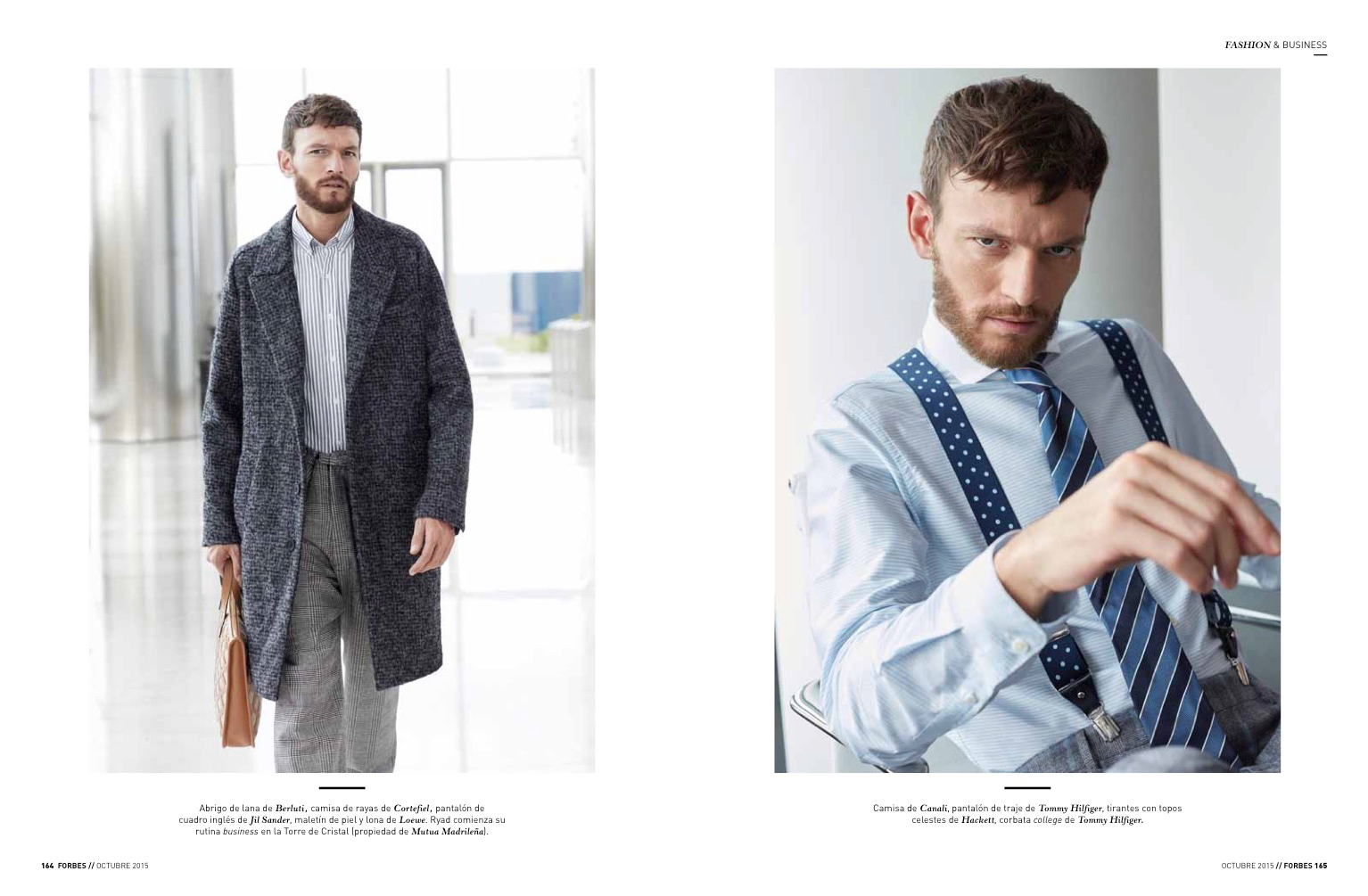 Ryad Slimani Tackles Business Style for Forbes España – The Fashionisto