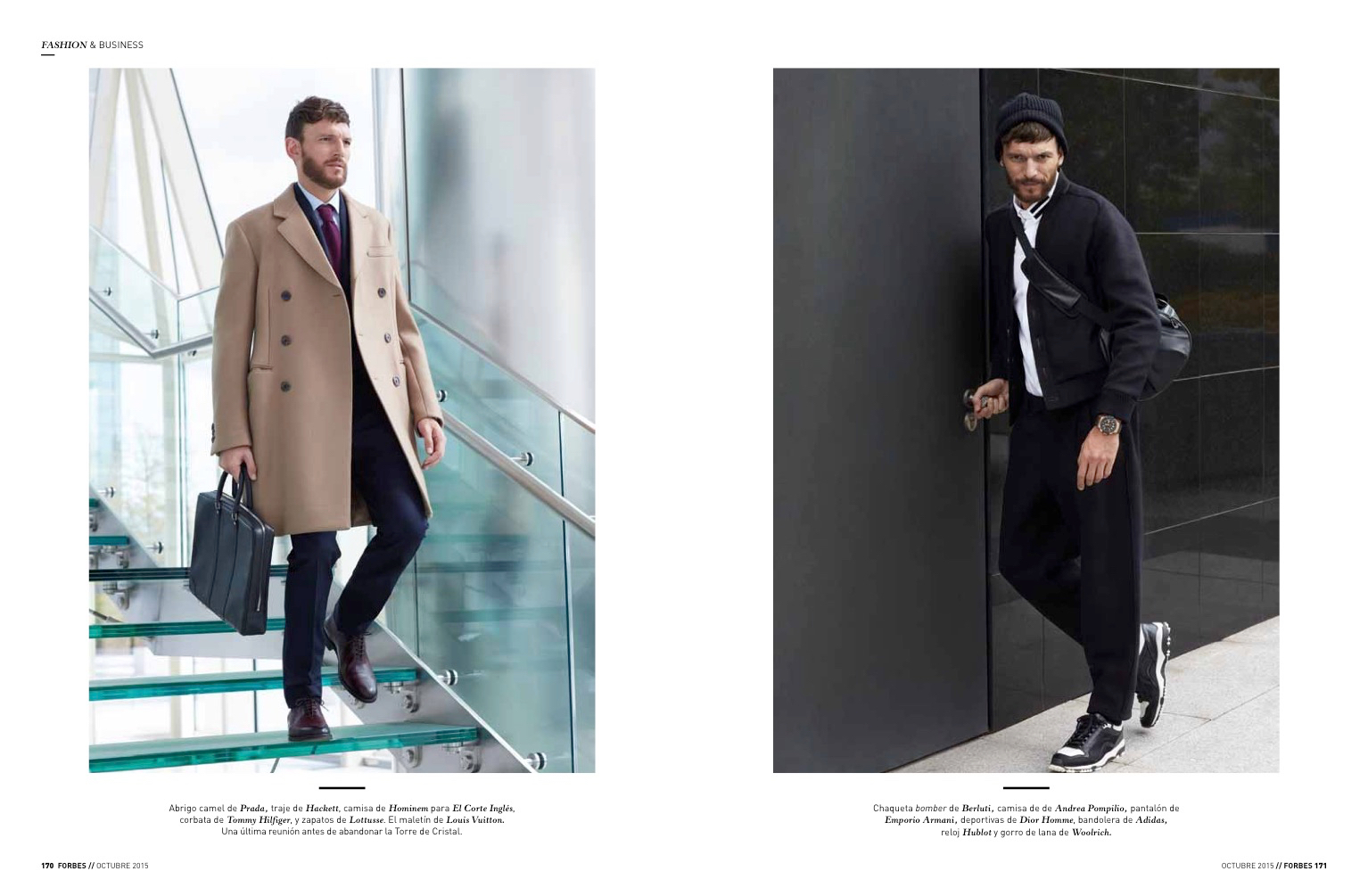 Ryad Slimani Tackles Business Style for Forbes España – The Fashionisto