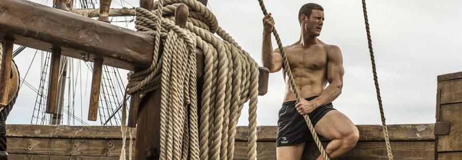 Tom Hopper Workout Shoot for 2015 Muscle & Fitness