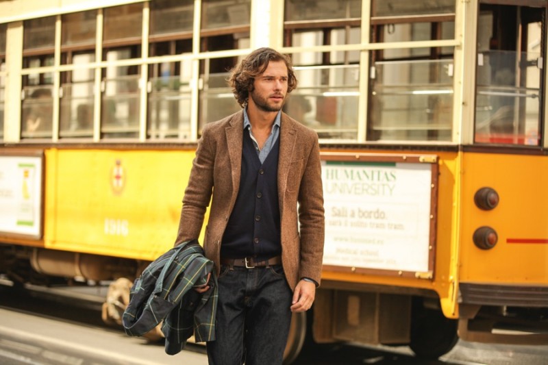 Walison Fonseca Dons Ralph Lauren Men for Relaxed Shoot