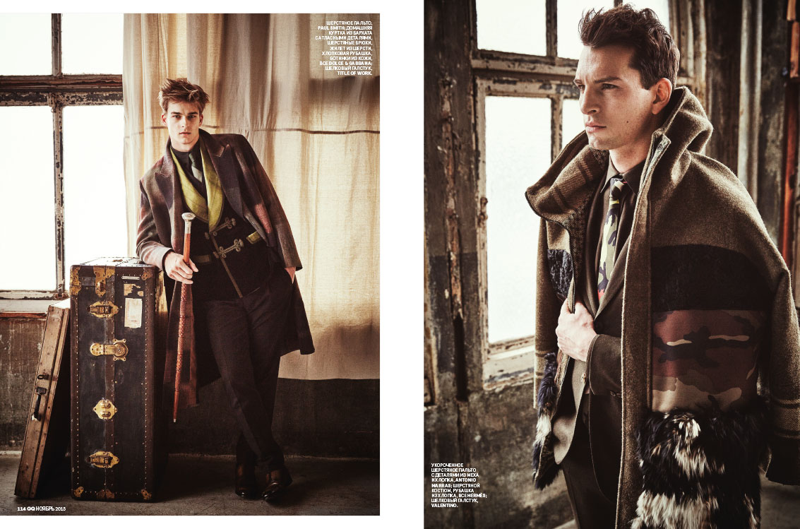 GQ Russia Champions Rustic Seasonal Wardrobe – The Fashionisto