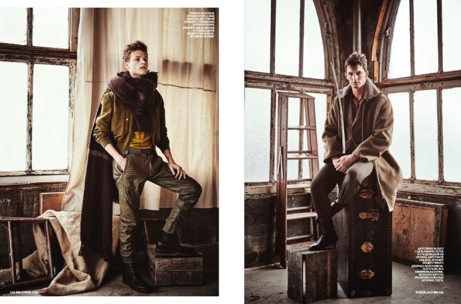 GQ Russia Champions Rustic Seasonal Wardrobe – The Fashionisto