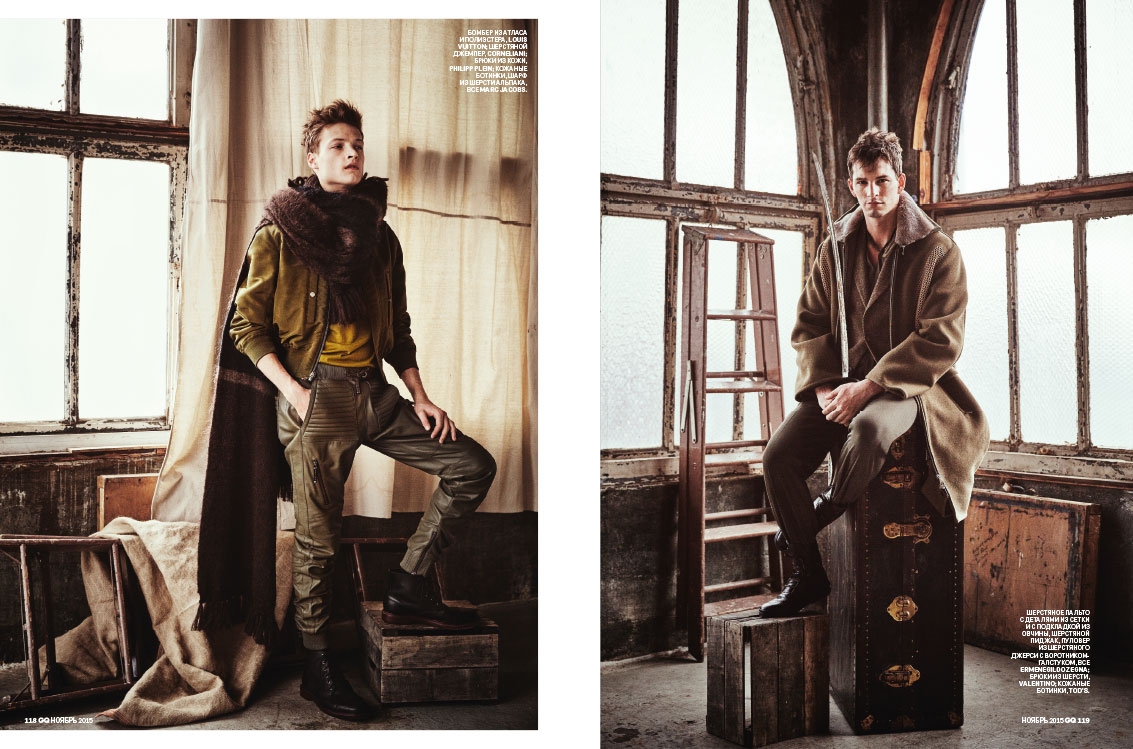 GQ Russia Champions Rustic Seasonal Wardrobe – The Fashionisto