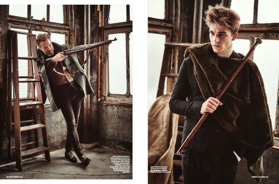 GQ Russia Champions Rustic Seasonal Wardrobe – The Fashionisto