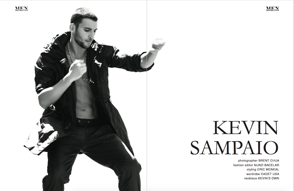 Kevin Sampaio Models Cadet Fashions for Men Moments – The Fashionisto