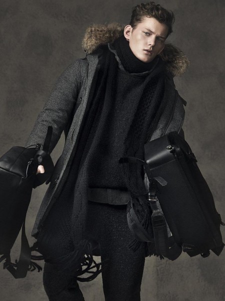 Sportweek: Christopher Paskowski Models Winter Parkas – The Fashionisto