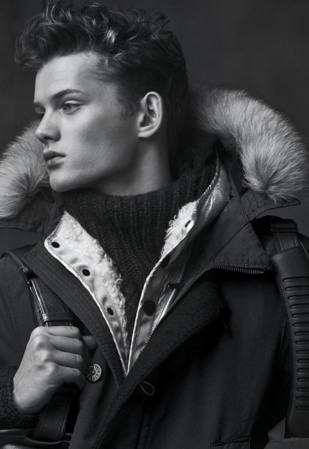Sportweek: Christopher Paskowski Models Winter Parkas – The Fashionisto