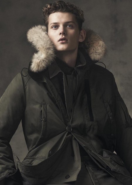 Sportweek: Christopher Paskowski Models Winter Parkas – The Fashionisto